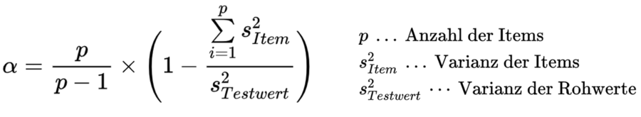 Cronbach's Alpha – eLearning - Methoden der Psychologie - TU Dresden